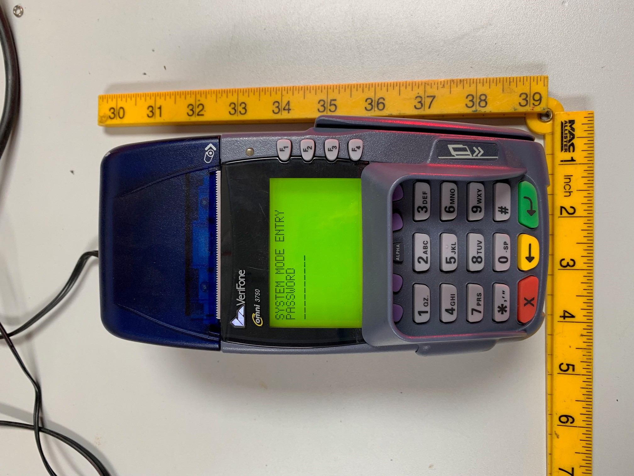 Practical chip and pin PDQ machine (Verifone omni 3750) | Electro Props ...