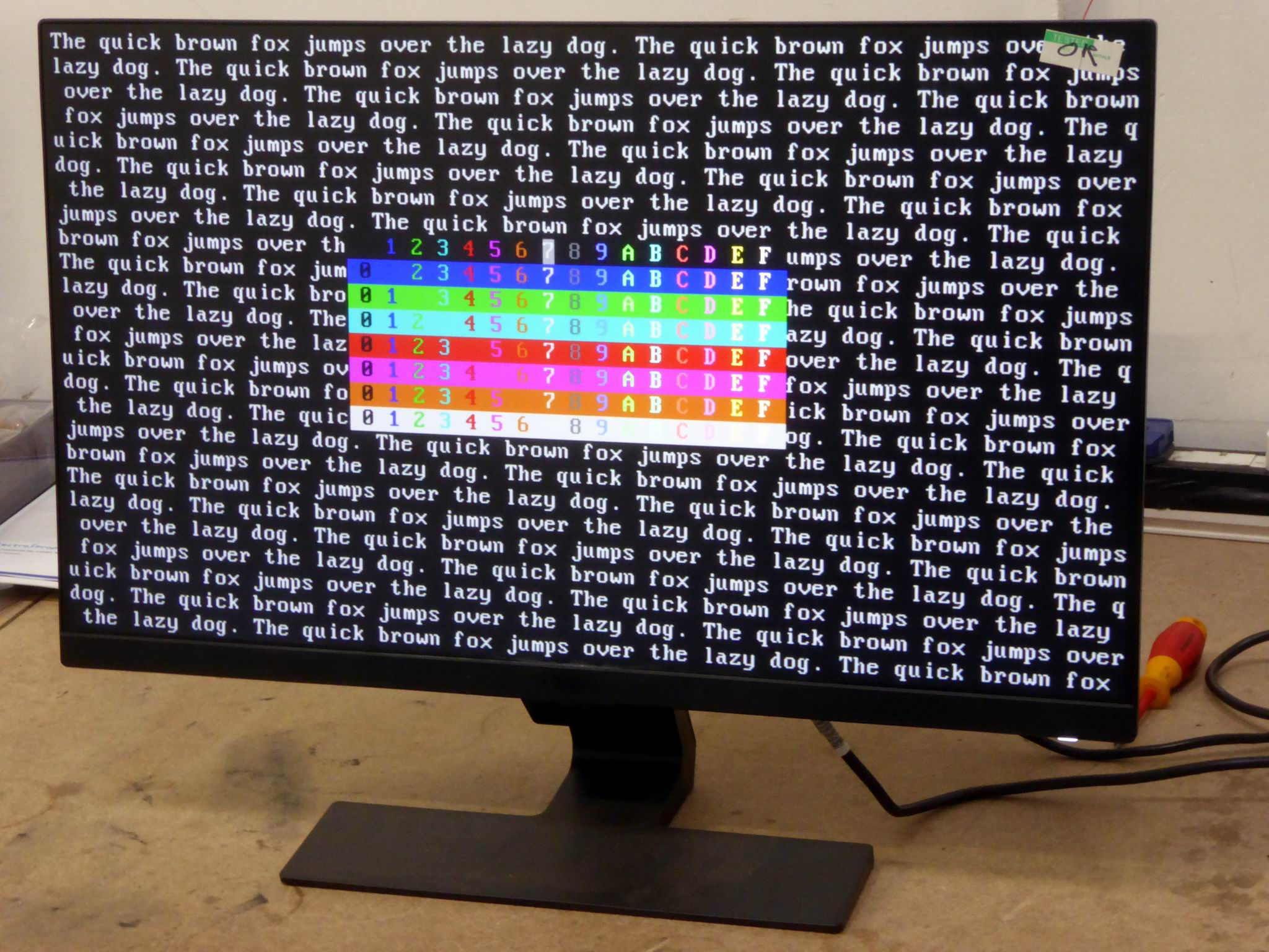 Large 27.5" flat screen desktop computer monitor | Electro Props Hire
