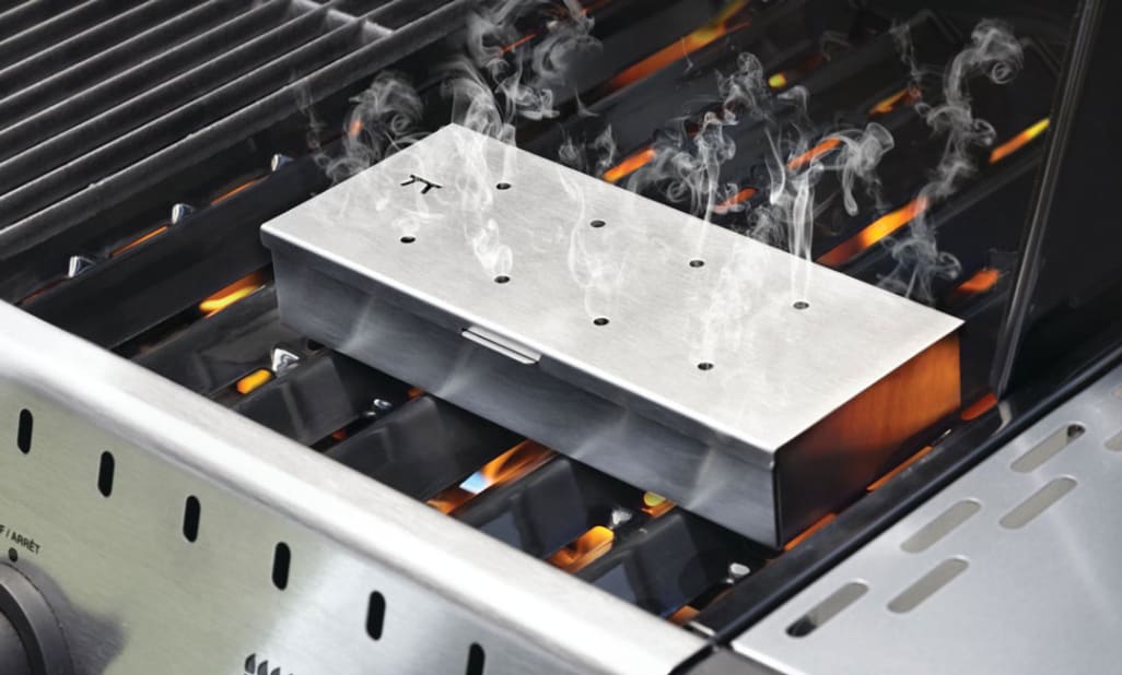 Stainless steel smoke box