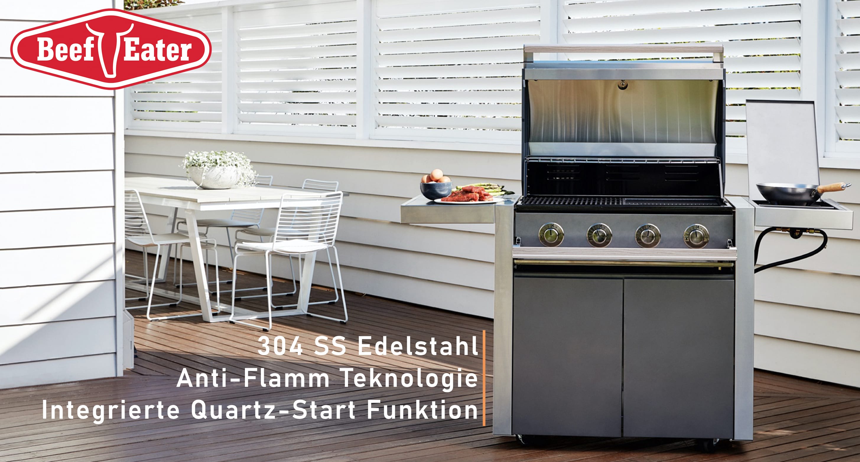 BeefEater - Freistehende Gasgrills