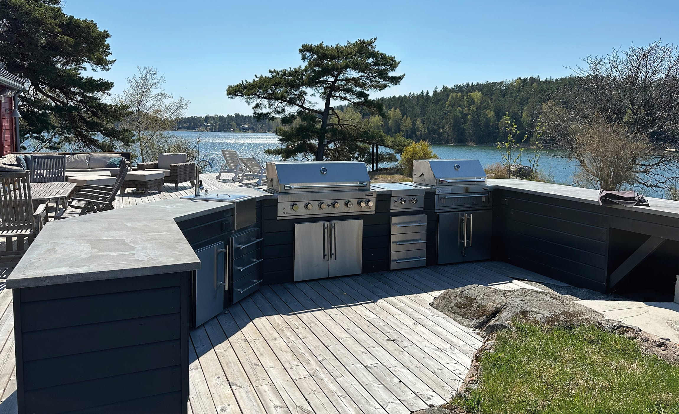 Cuisine extérieure intégrée