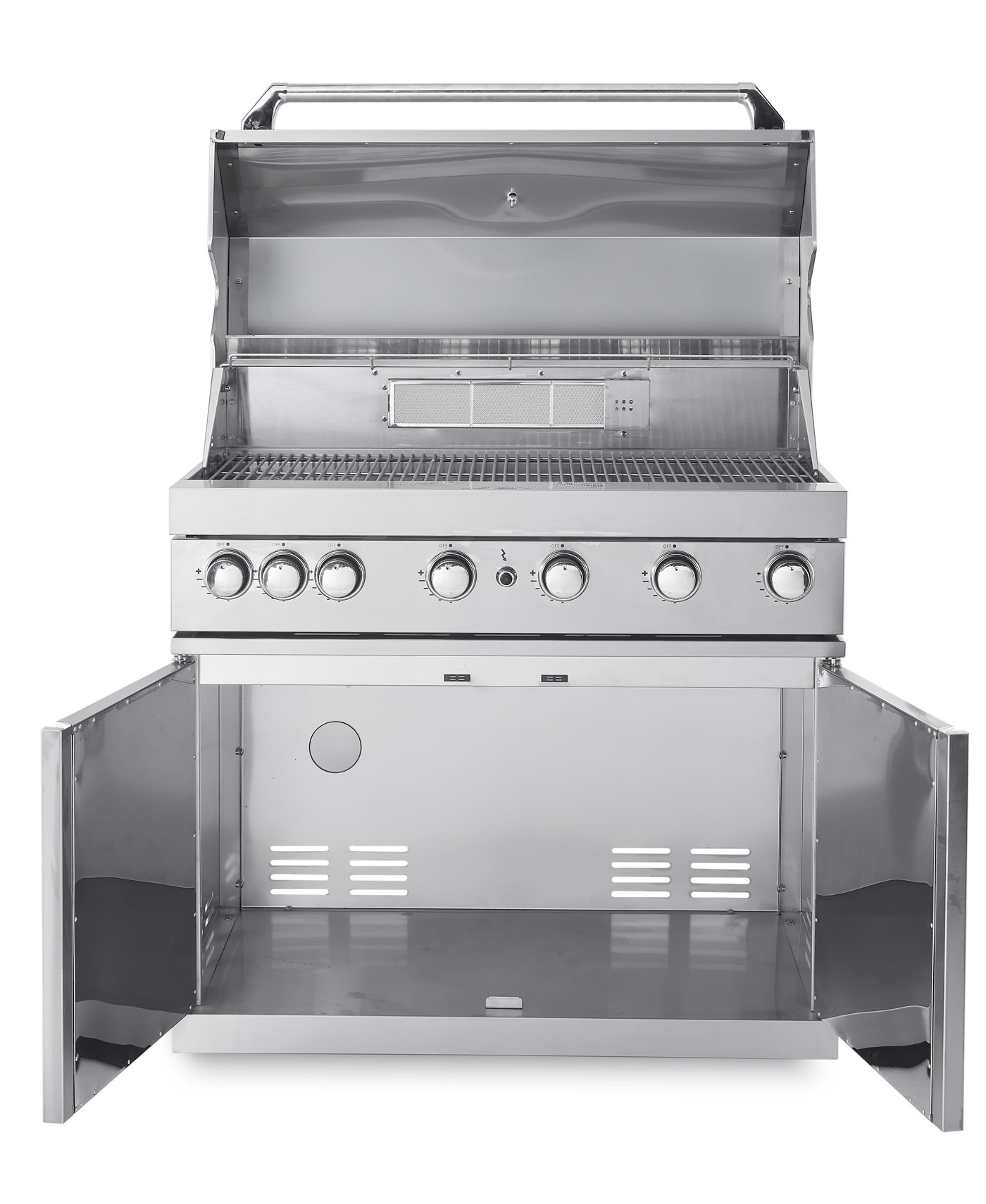 Stainless Collection - Frittstående gassgrill med 6 brennere ...