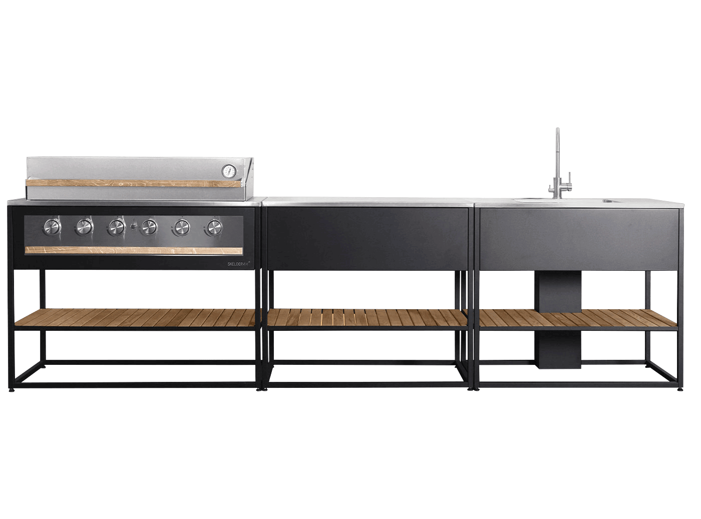 Freistehende Outdoorküche – Lervik (Gasgrill)