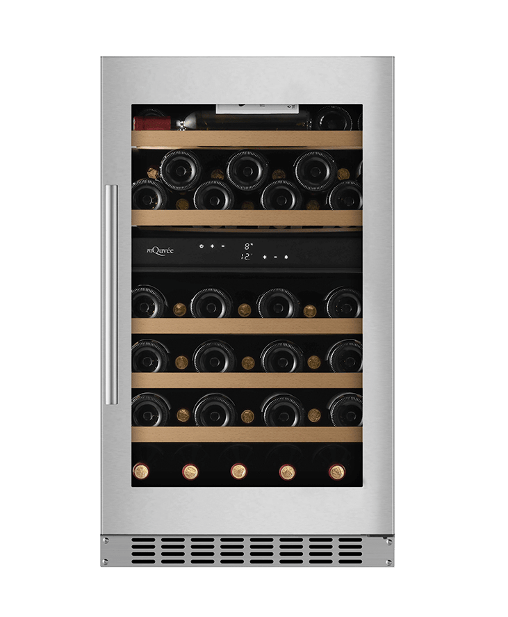 Under-counter wine fridge - WineCave 800 50D Stainless