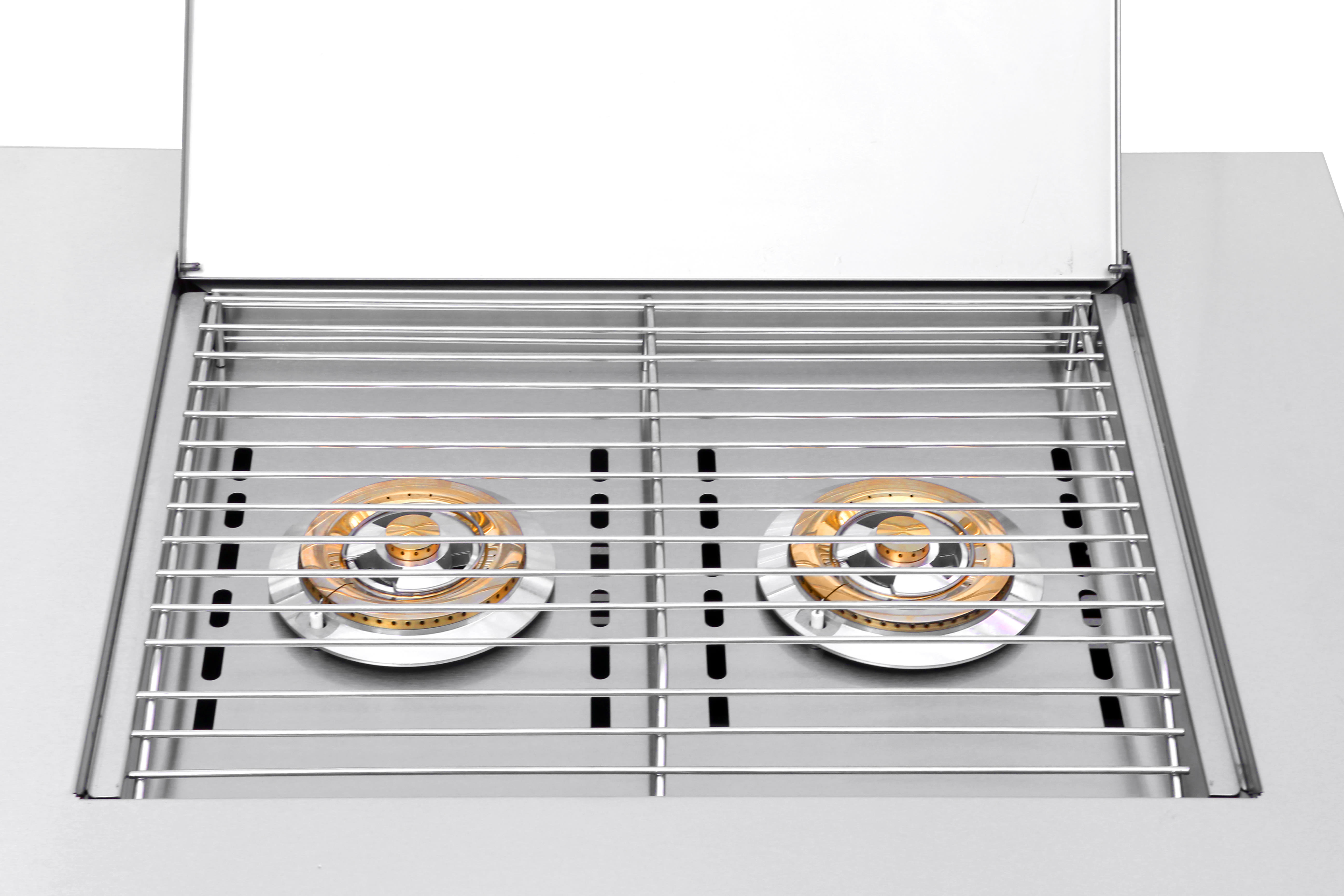 (Outlet) - Inox Range - Module with side burner