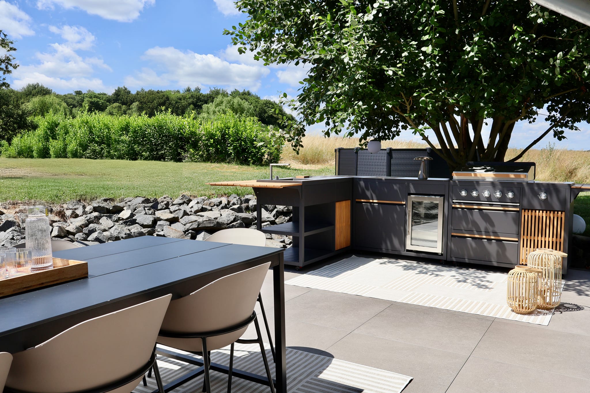Designer Series - Free-standing outdoor kitchen - Corner Experience