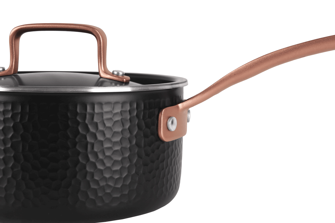 Kochtopf mit Deckel 18 cm / 2,3 Liter – Schwarz