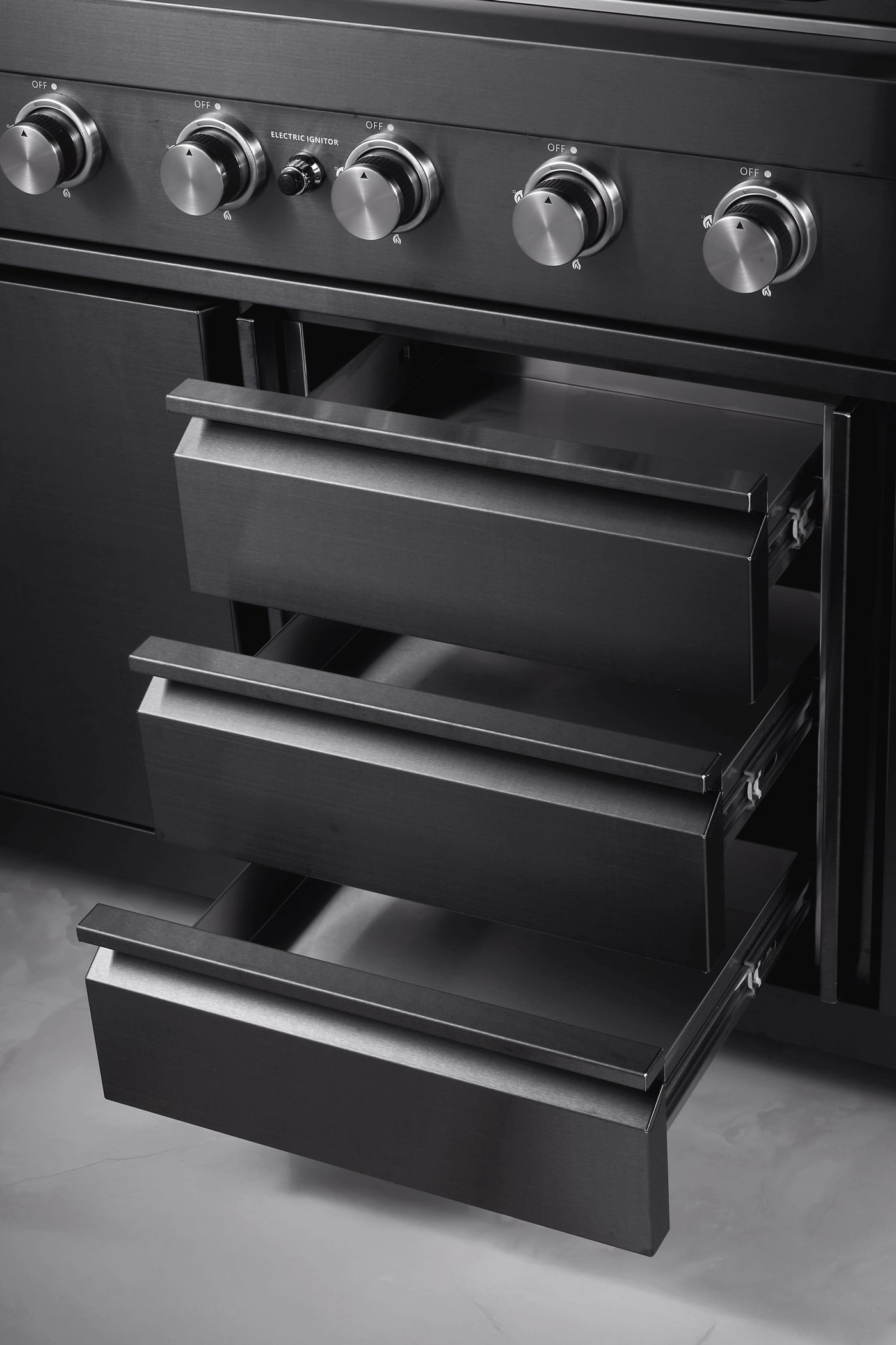 Black Collection - Freistehender Gasgrill mit 6 Brennern und infraroter ...