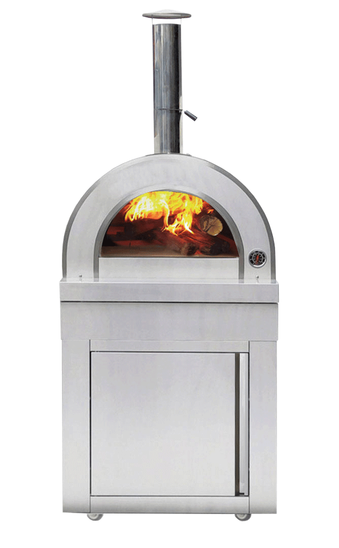 Stainless Collection - Module wood-fired pizza oven - Naples