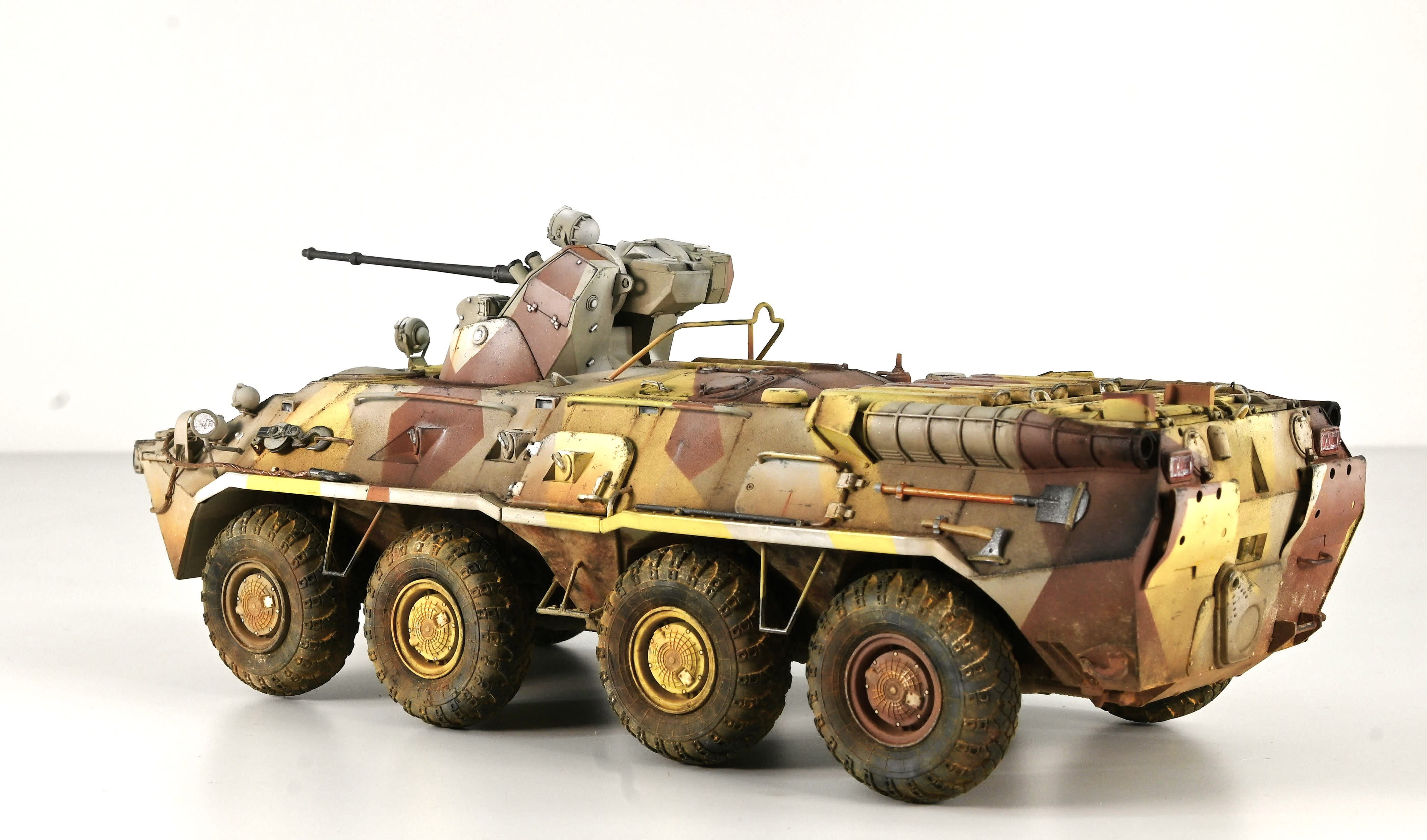 1/35 Trumpeter BTR-80A APC in Tajikistan Camo - Ready for Inspection ...