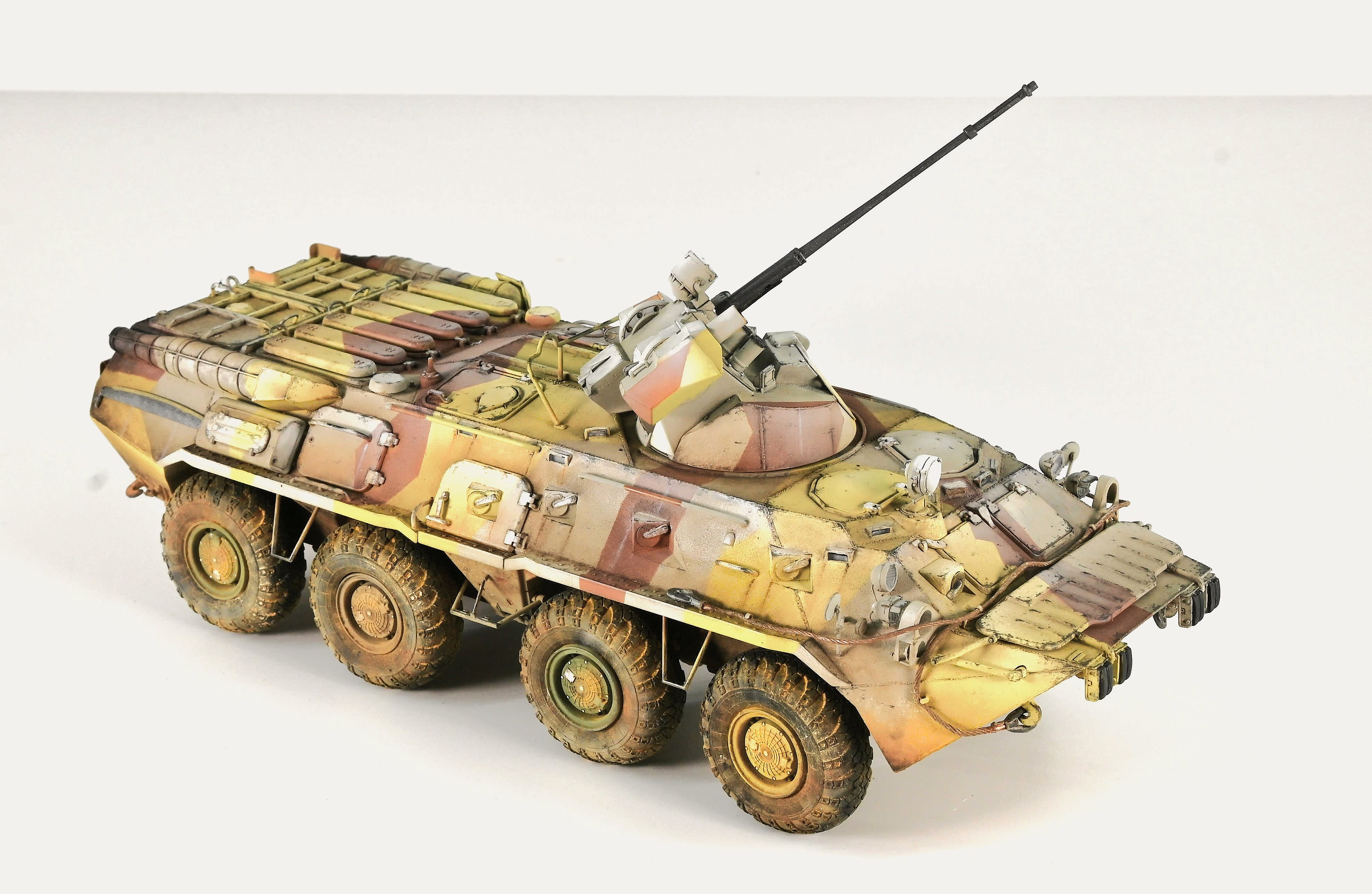 1/35 Trumpeter BTR-80A APC in Tajikistan Camo - Ready for Inspection ...