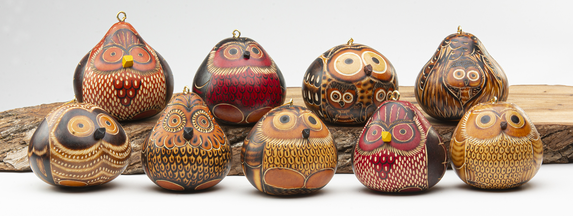 Wholesale ornament sets - gourds - by Lucuma Designs