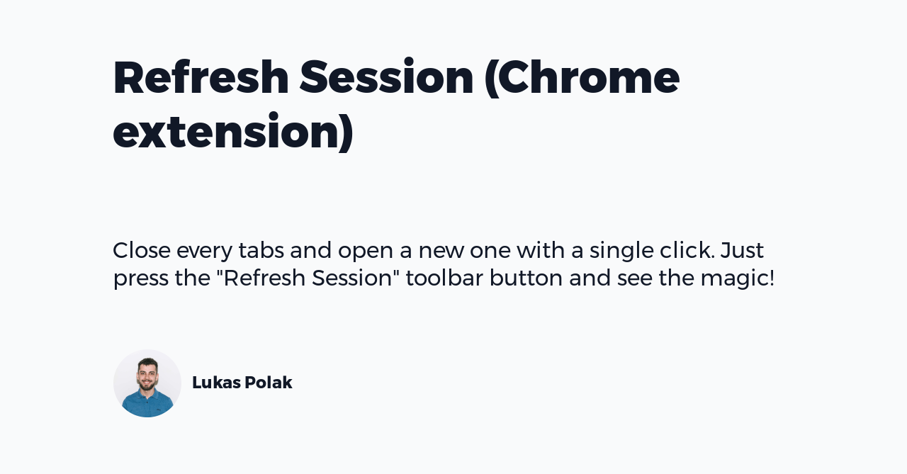Refresh Session | Lukas Polak