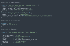 AWS Lambda Terraform - Lumigo