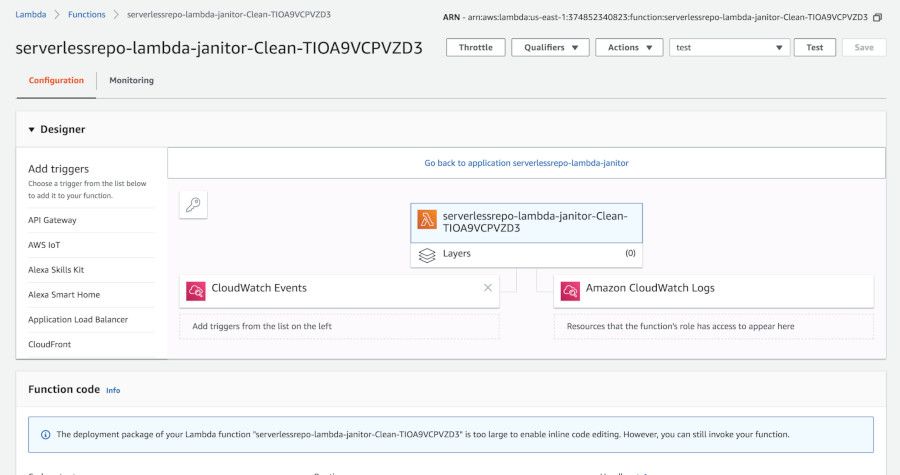 A Serverless Application to Clean Up Old Deployment Packages - Lumigo