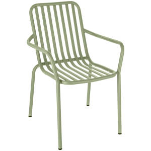 Chaise empilable extérieure Merida, résistant aux intempéries | LUSINI