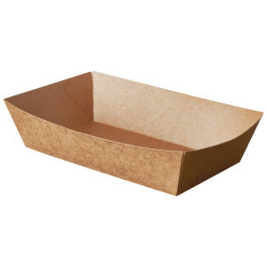 Einweg-Snacktrays Pure, Pappe PLA-beschichtet kaufen | LUSINI