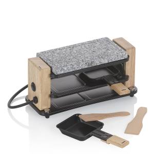 Raclette/Stein Bedretto Granit schwarz 2Personen 27,0x11,0x13,0cm ...