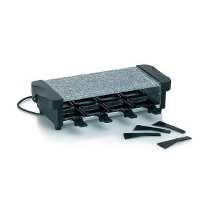 Raclette / Stein CENERI schwarz elektrisch heißer Stein Raclettegrill ...