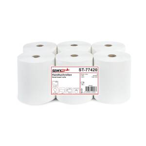 Handtuchrolle Semytop, 1-lagig, 304 m,6 Rollen kaufen | LUSINI