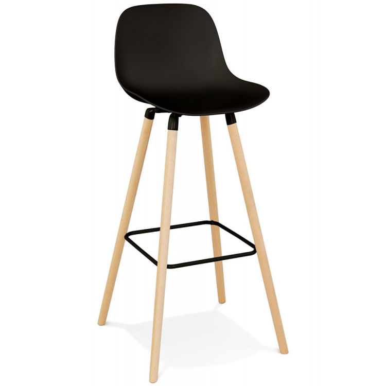Schwarzer Barhocker TATSU kaufen | LUSINI