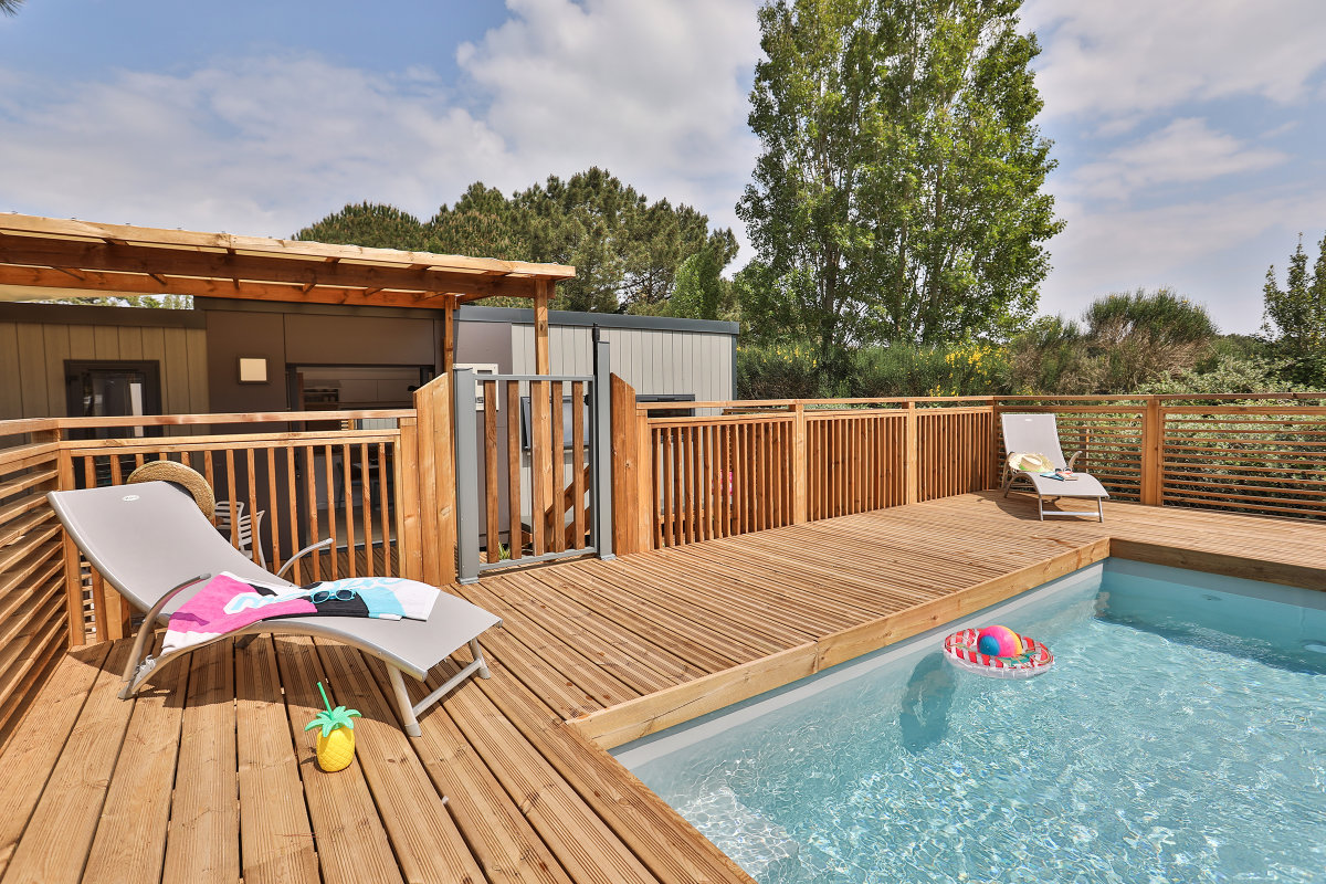 Les Peupliers - Camping de luxe Charente-Maritime - La Flotte