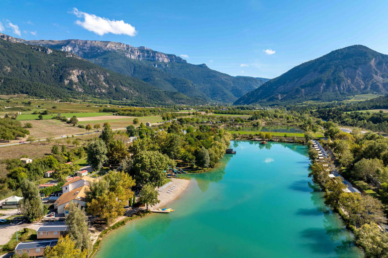 Le Lac Bleu - Camping de luxe Drôme - Châtillon-en-Diois
