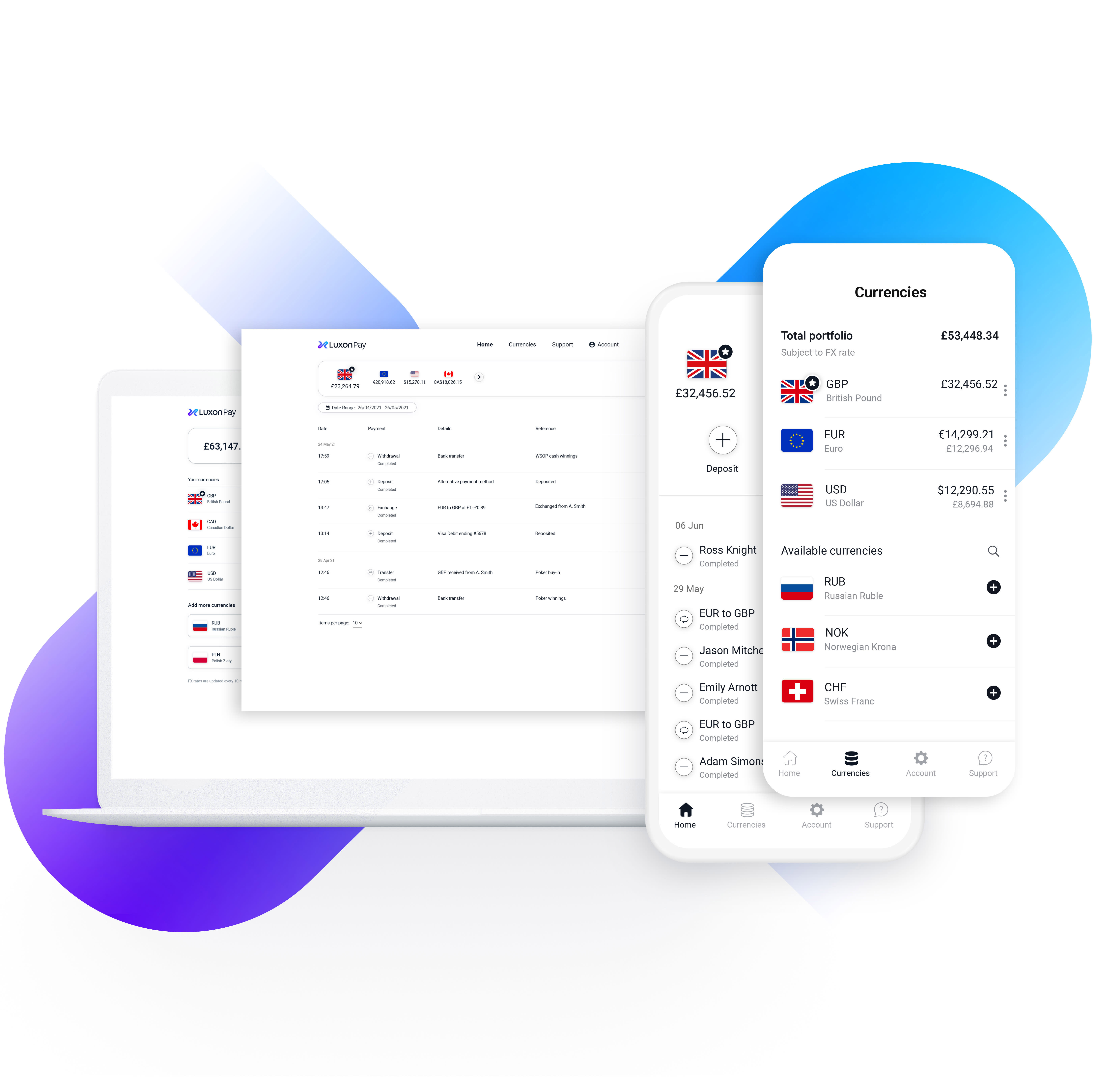 Luxon Pay | Instant secure global payments