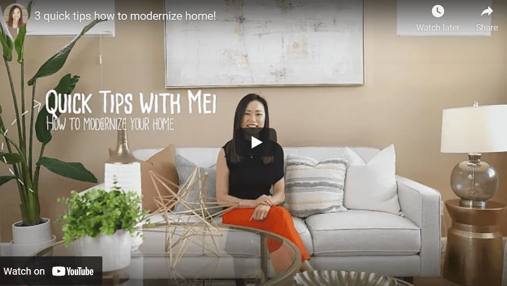 3 quick tips how to modernize home! - 8 Blocks Real Estate