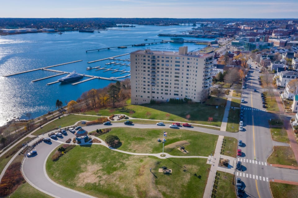 Enjoy the views of the harbor and the Portland sky-line in the Munjoy ...