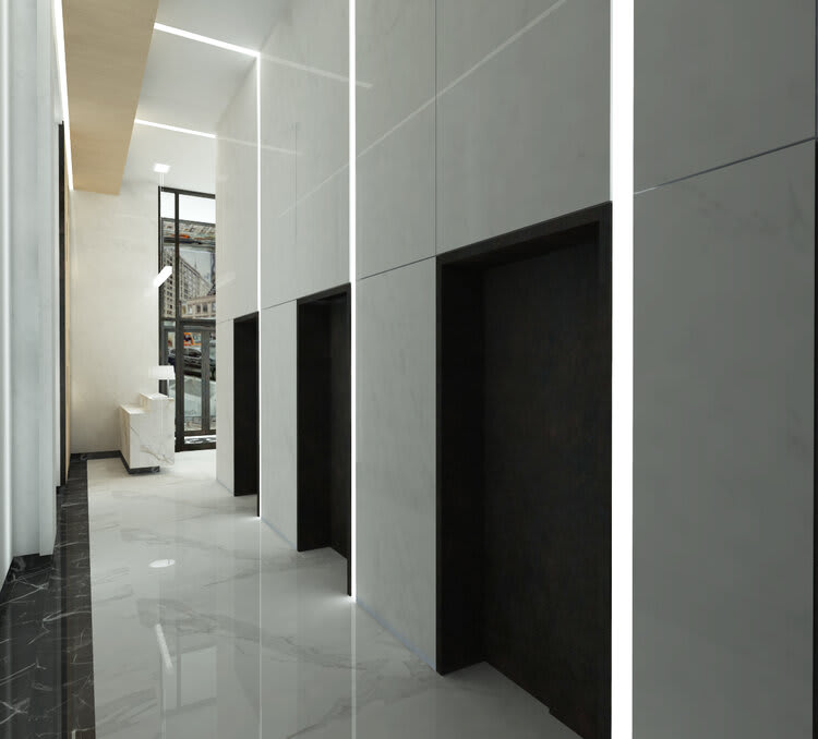 352 7th Ave Lobby: Elegant NYC Commercial Space