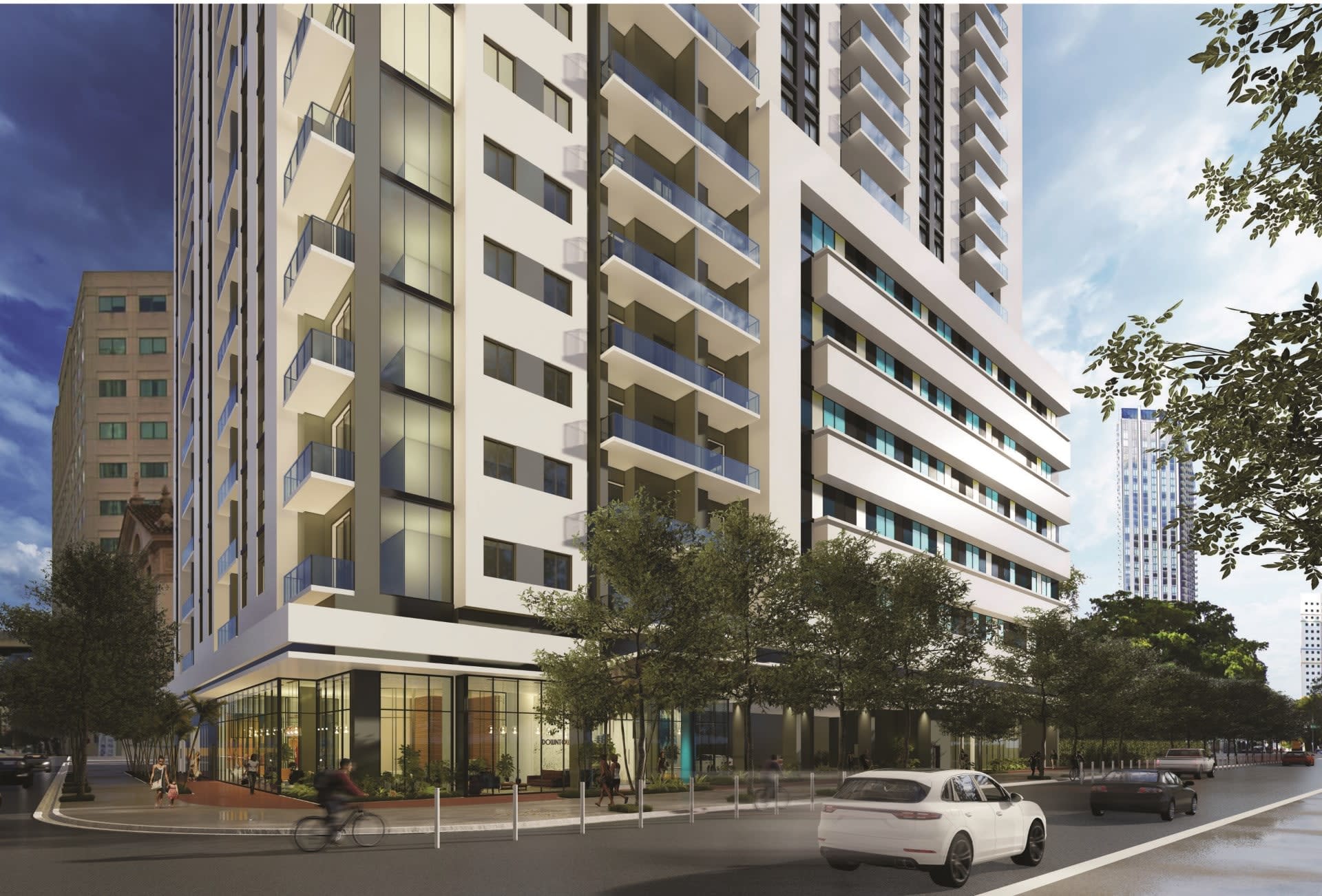 The developer secures utilities for the planned 54-story Downtown 6th ...