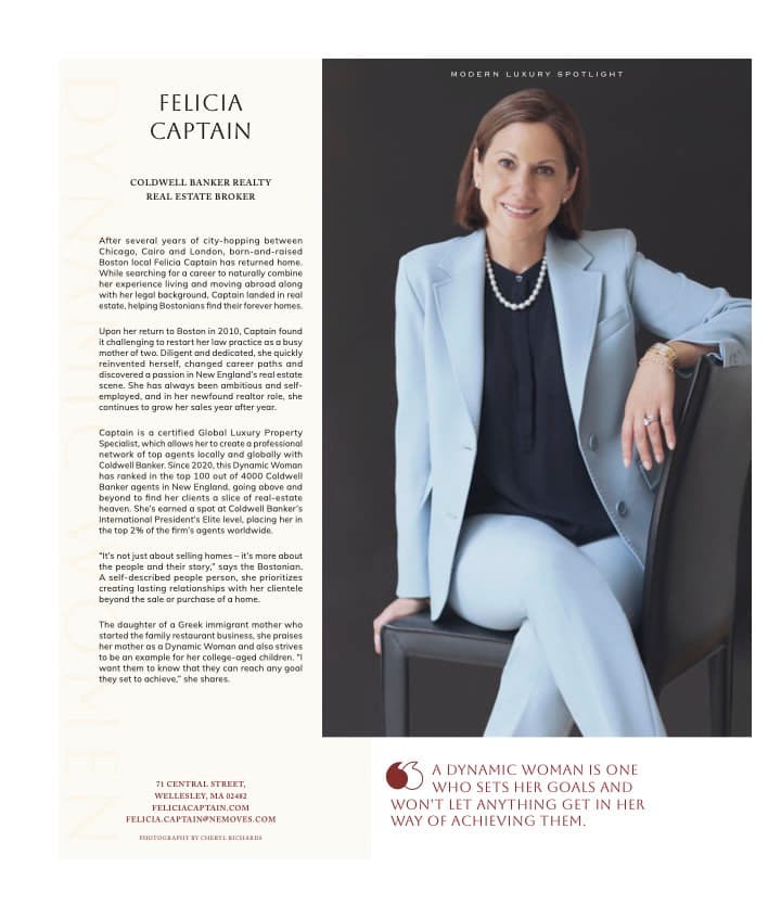 Felicia Captain | Wellesley Real Estate Agent & Realtor
