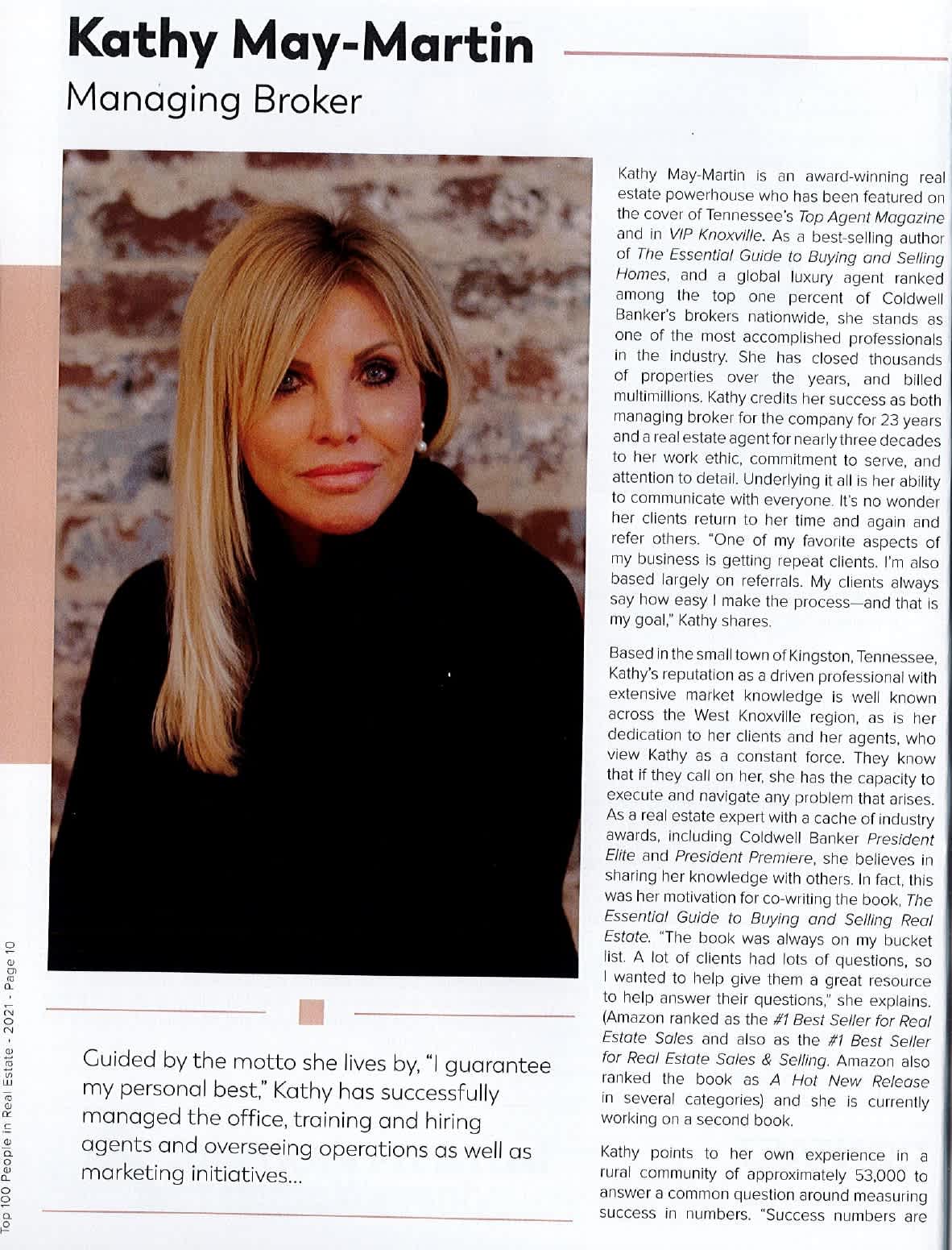 Kathy May-Martin | Kingston Real Estate Agent & Luxury Realtor