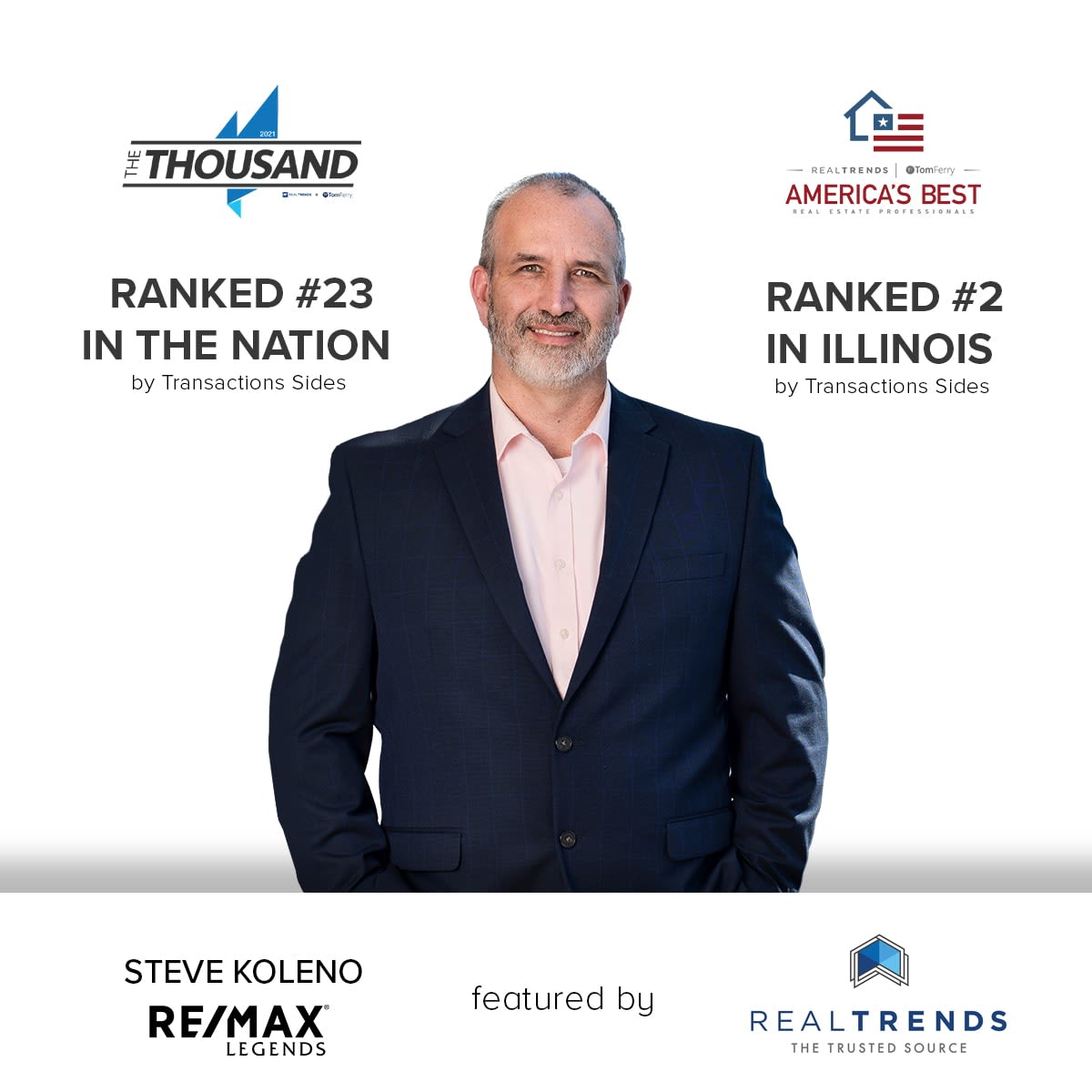 Steve Koleno, Top 25 Real Estate Agent in the Nation