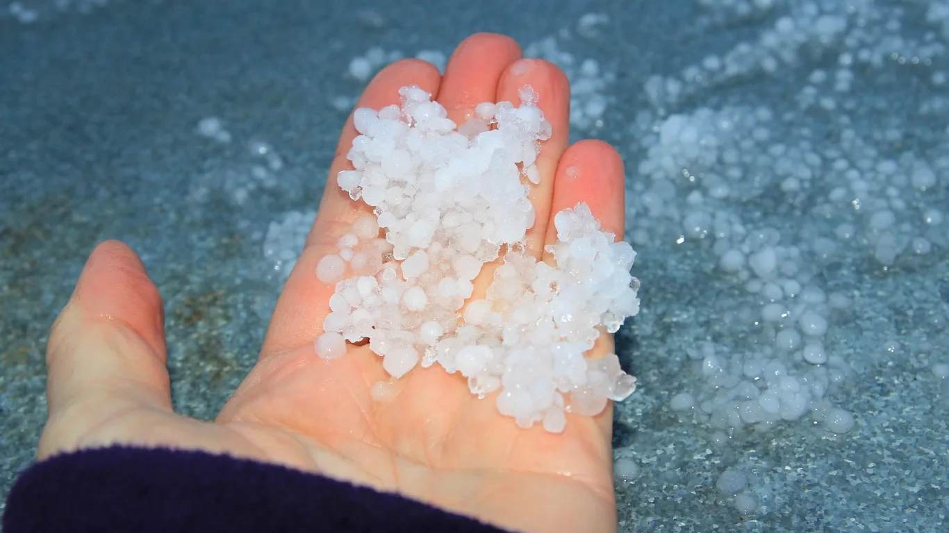 Difference of Hail and Snow in Brevard County | Silvia Mozer