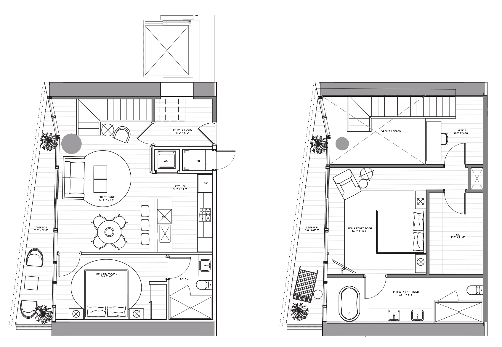 The Beach Tower Floorplans | The Ritz~Carlton Residences