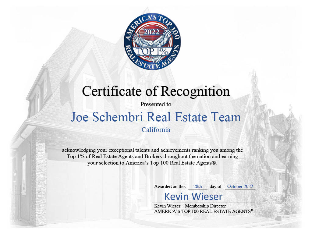 Awards | The Joe Schembri Real Estate Team