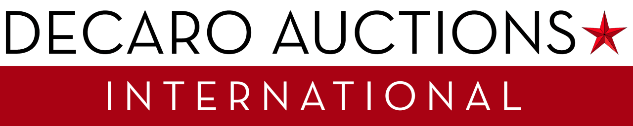 DeCaro Auctions International | DeCaro Auctions International