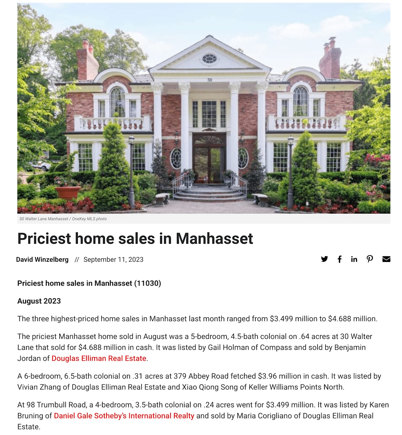 Gail Holman Real Estate | Manhasset Real Estate