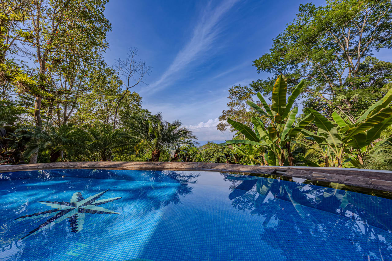 Completely Private Ocean View Mediterranean Home on 2 Acres, Uvita