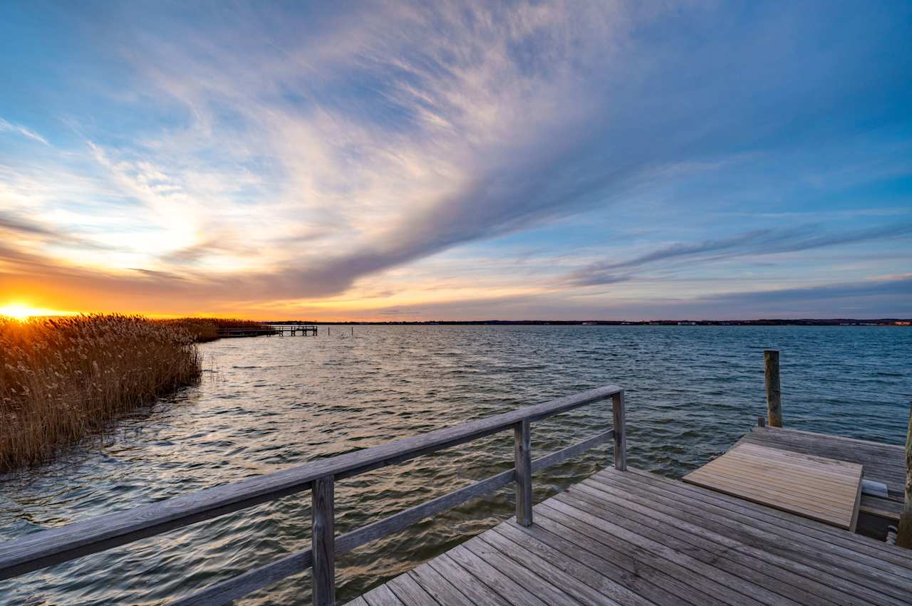 Water Mill Modern in Exclusive Waterfront Enclave