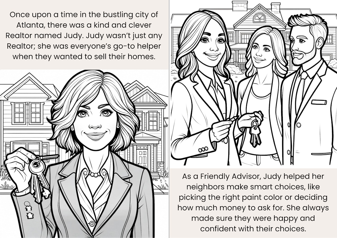 Exploring Homes through Colors: A Realtor’s Coloring Book for Kids