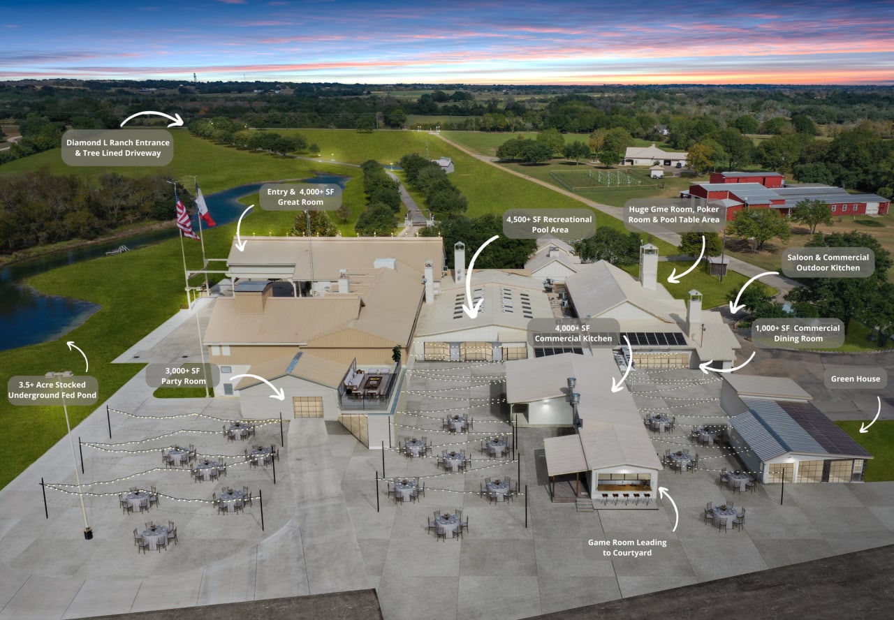 Iconic Diamond L Ranch Located in Washington County Between Brenham ...