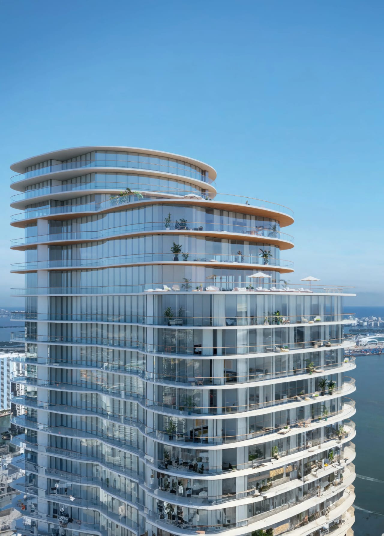 The groundbreaking of the 80-story Cipriani Residences in Brickell ...