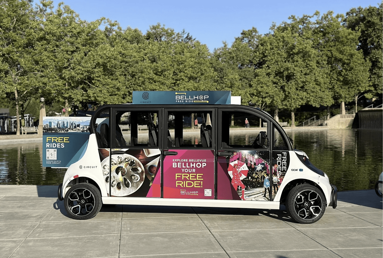 How BellHop, Bellevue’s all-electric shuttle service, is doing a month in