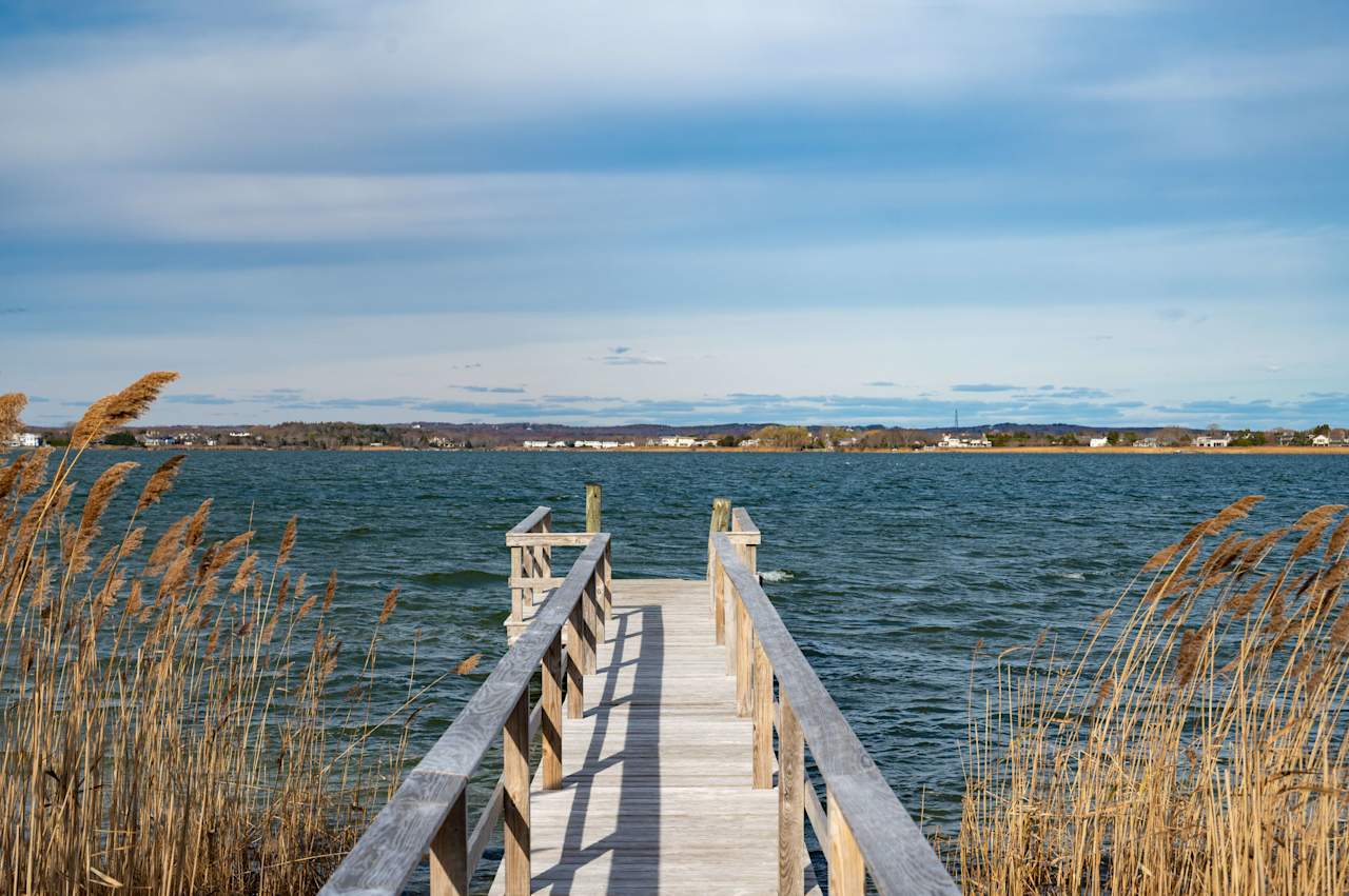 Water Mill Modern in Exclusive Waterfront Enclave