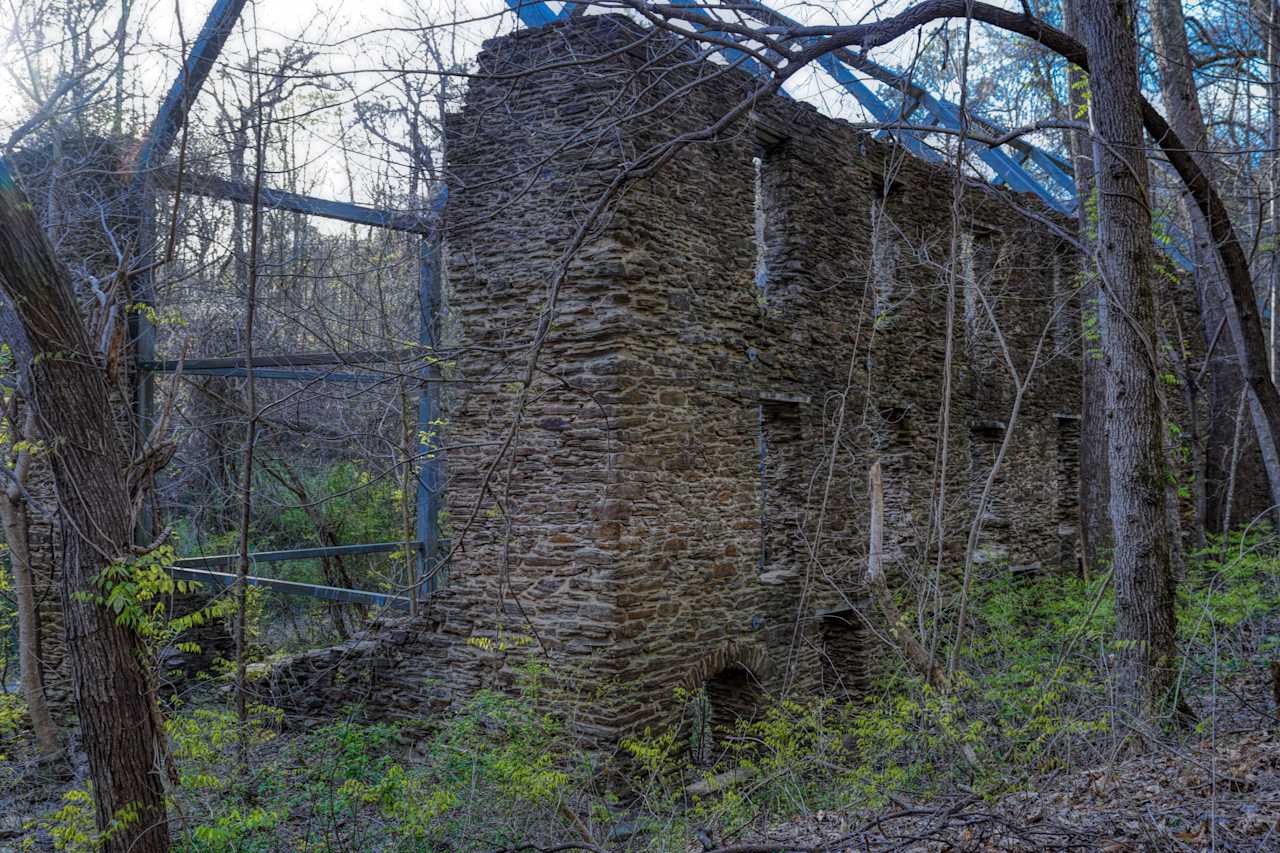 Ruff's Mill and Concord Covered Bridge in Smyrna Georgia
