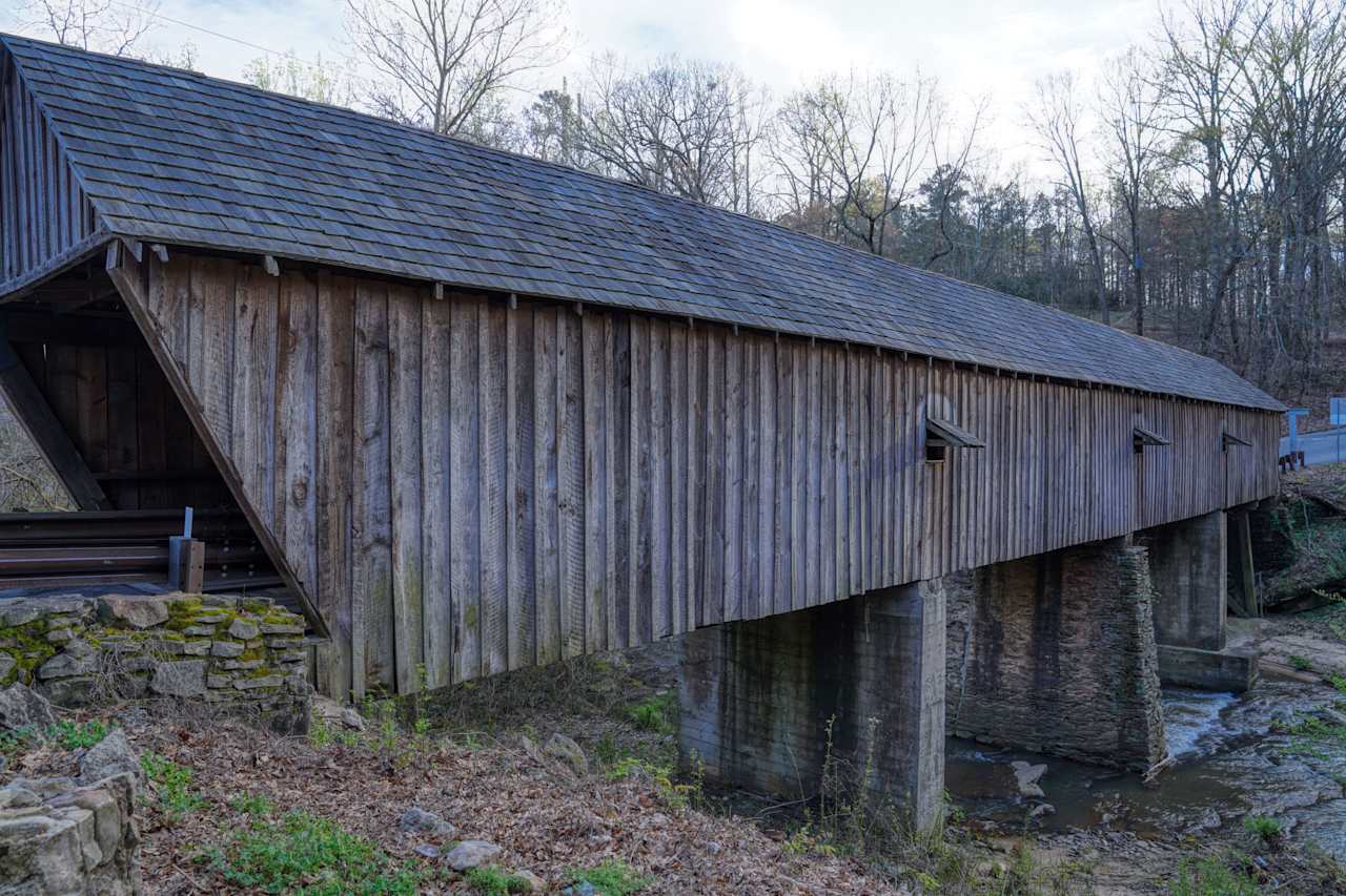 Ruff's Mill and Concord Covered Bridge in Smyrna Georgia
