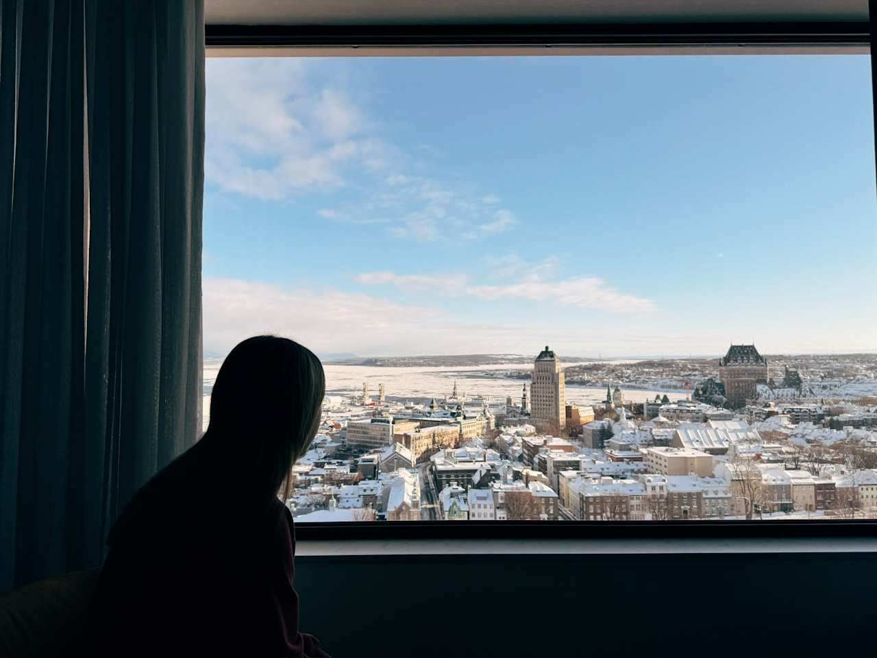 quebec city in the winter | Emilie Cole